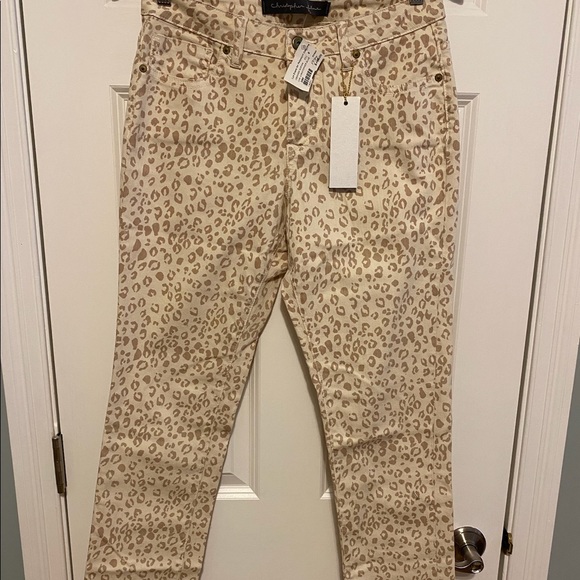 Christopher Blue | Jeans | Nwt Christopher Blue Khaki Cheetah Jeans ...
